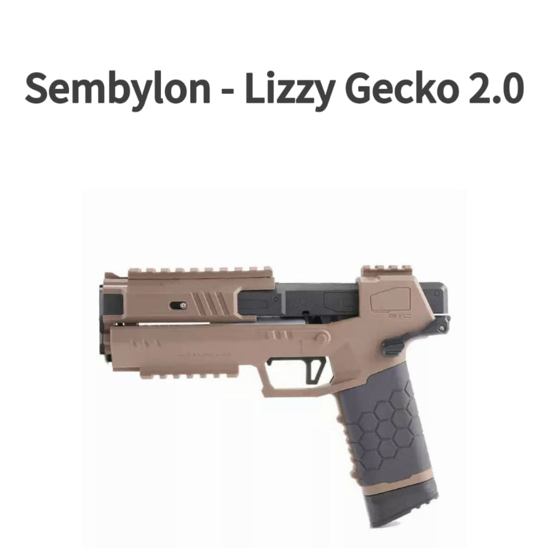 Sembylon Gecko 2.0 Manual Nerf Pistol – Realistic Gel Blaster UK